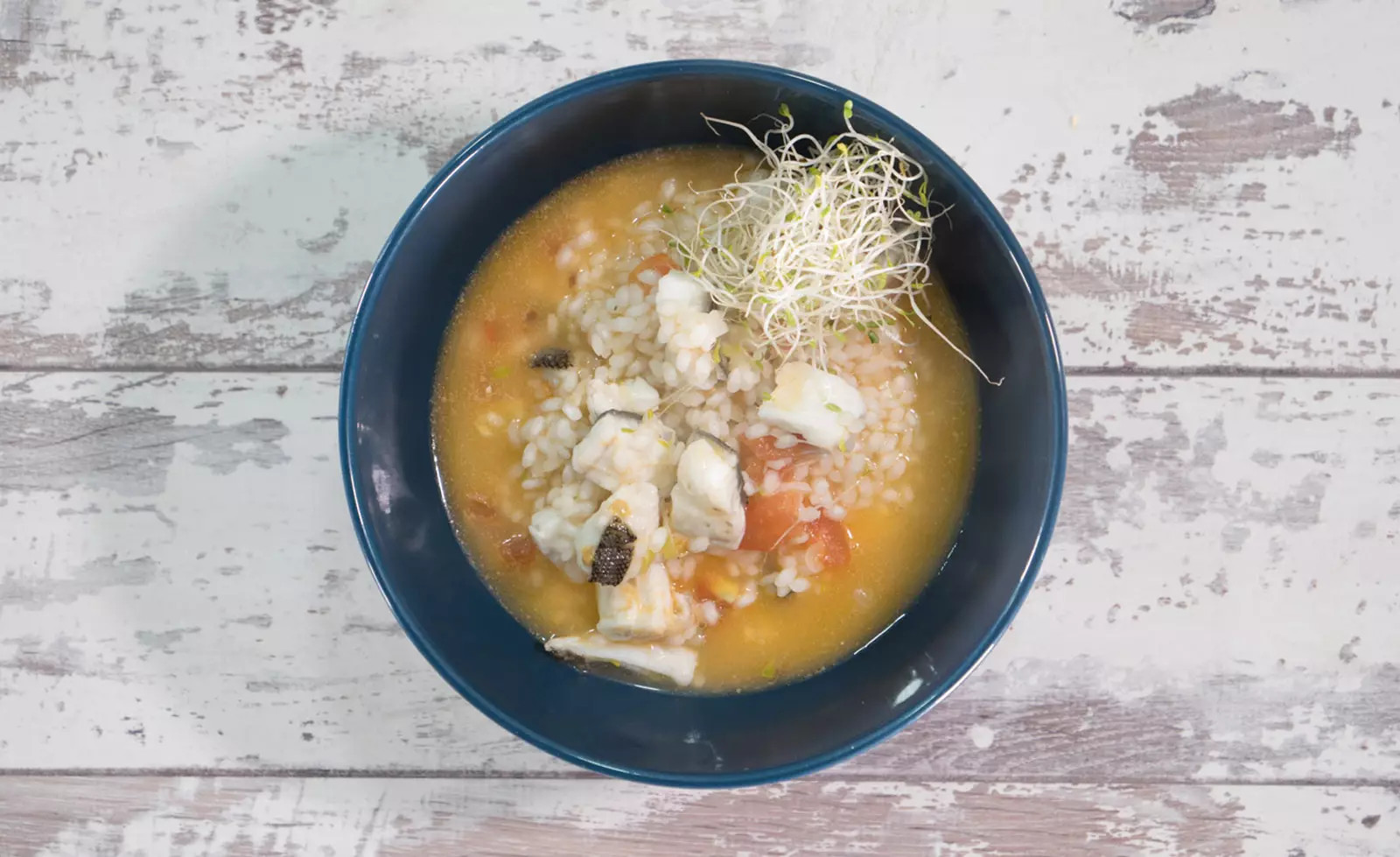 Risotto di semi di cipolla con sogliola - Prodemar